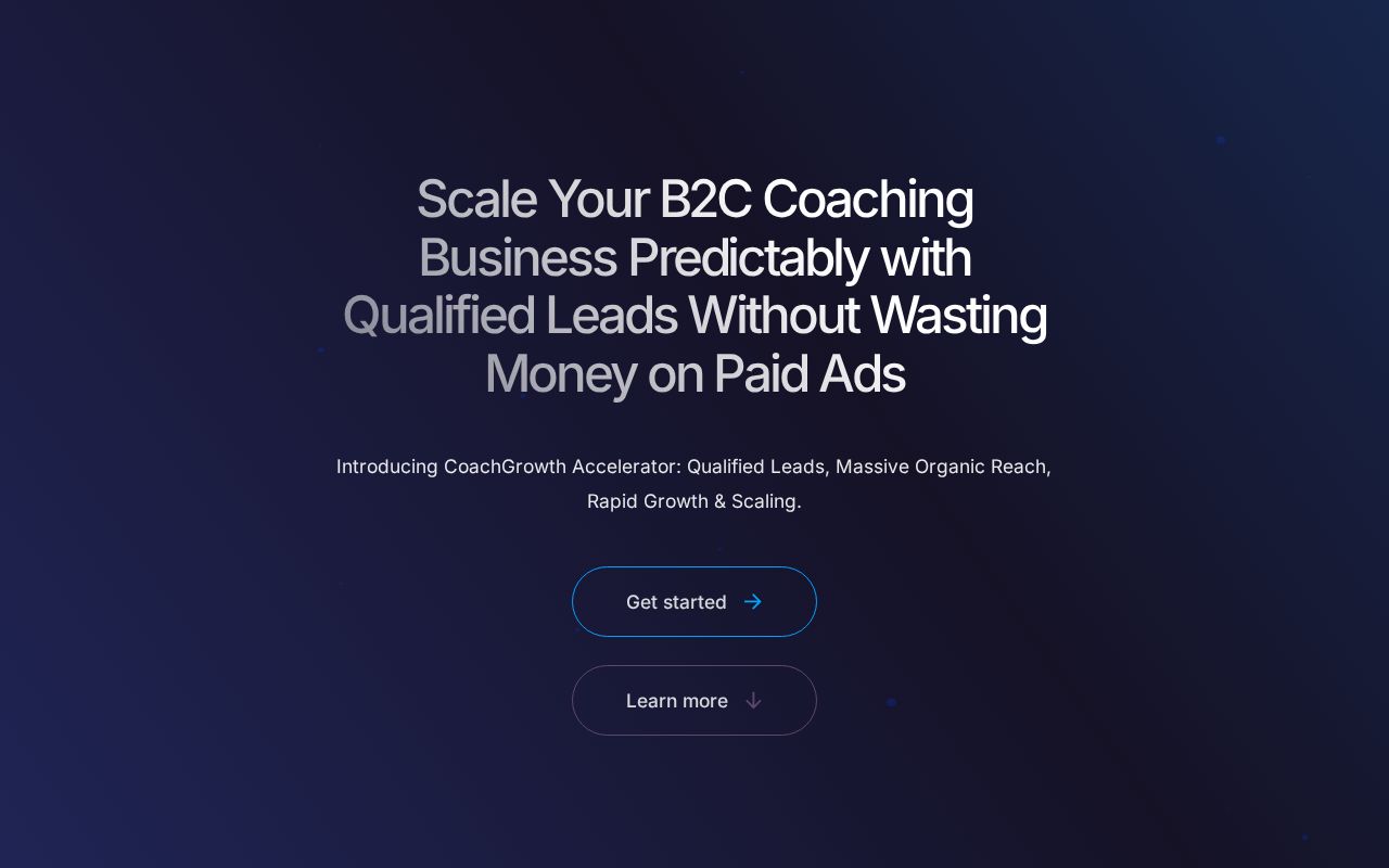 CoachGrowth Accelerator